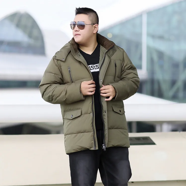 color-green-Men-s-outerwear-super-large-down-coat-fashion-obese-long ...