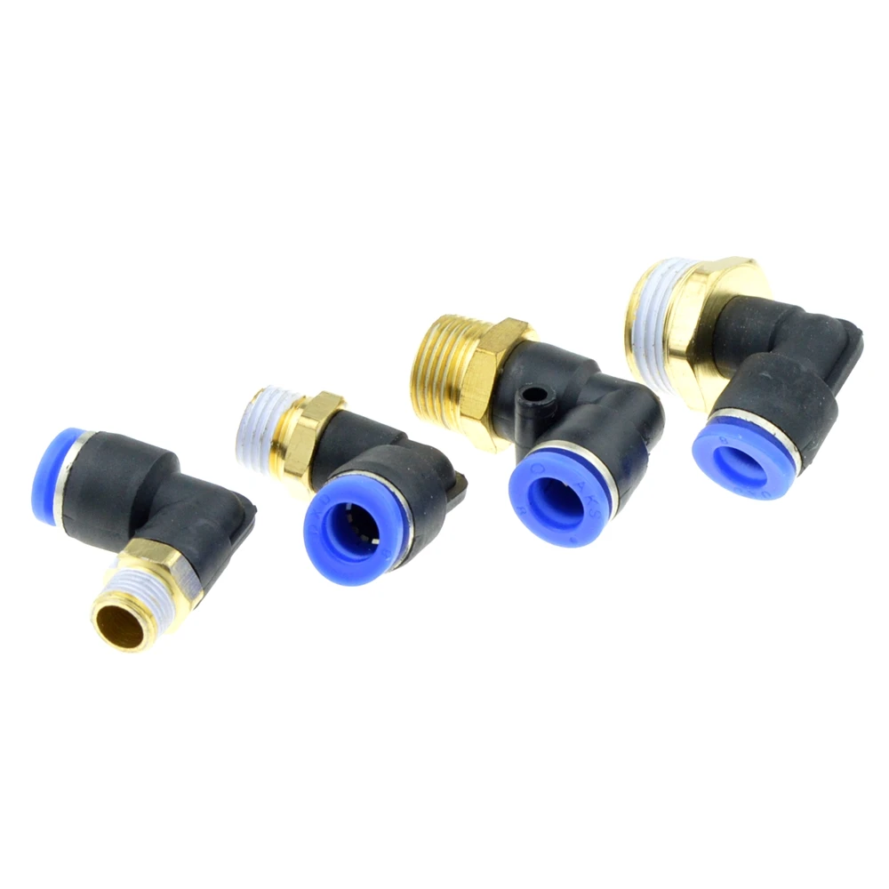 Pneumatic Connector Fitting 8mm OD Air Hose Tube Push In 1 4 PT 3 8 1 