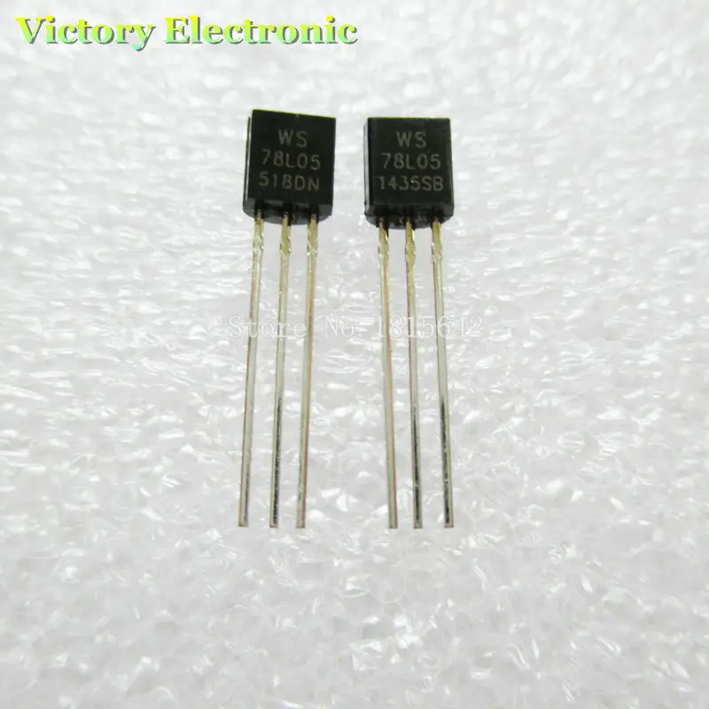 50PCS/Lot 78L05 L78L05 Linear Voltage Regulators 5.0V 0.1A Positive TO ...