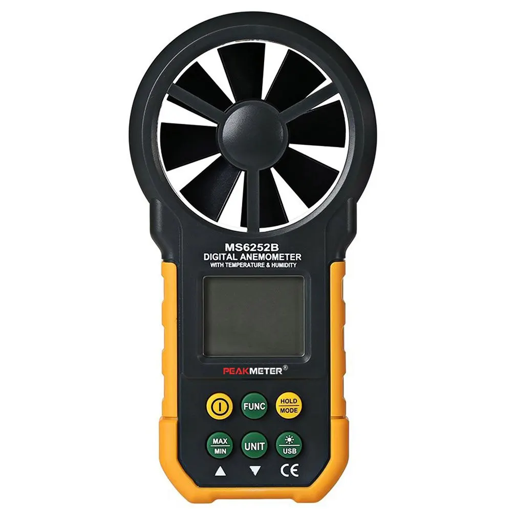 Mastech MS6252B Digital Anemometer LCD Elektronische ...
