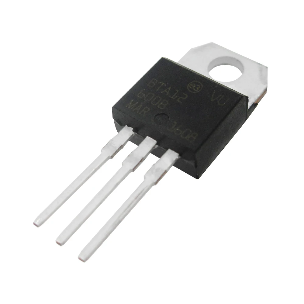 100pcs/lot Bta12-600b To-220 Bta12-600 Bta12 Triac 12 Amp 600 Volt New ...