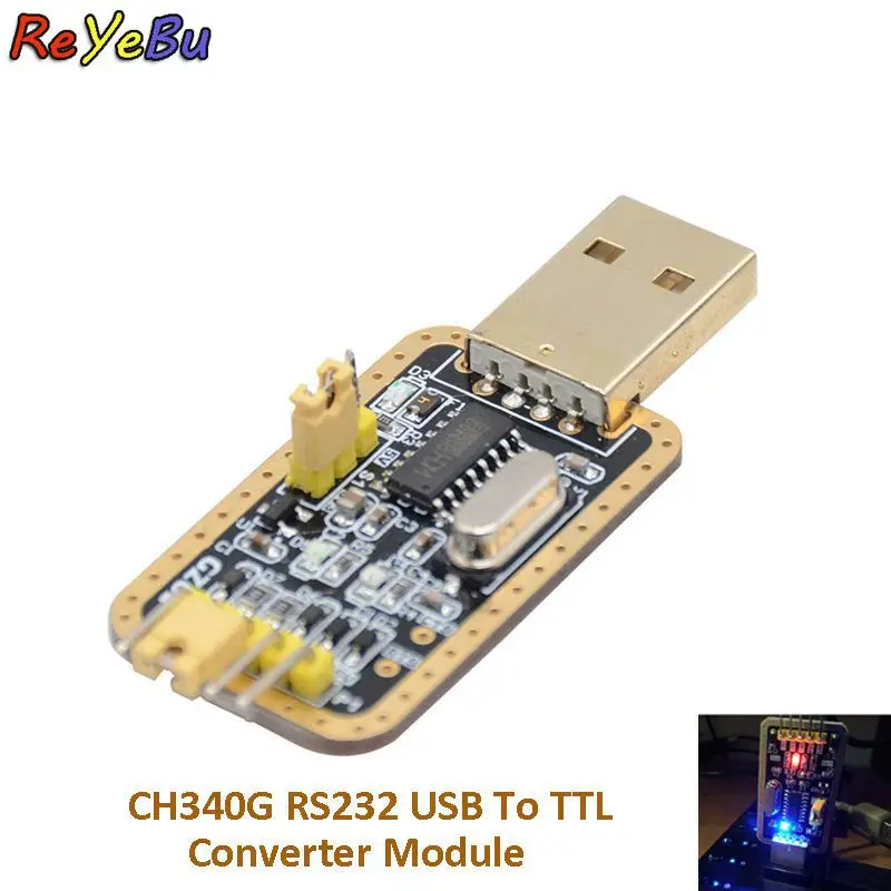CH340-CH340G-Serial-Module-USB-to-TTL-V2-2-Serial-Module-with-4-flash ...