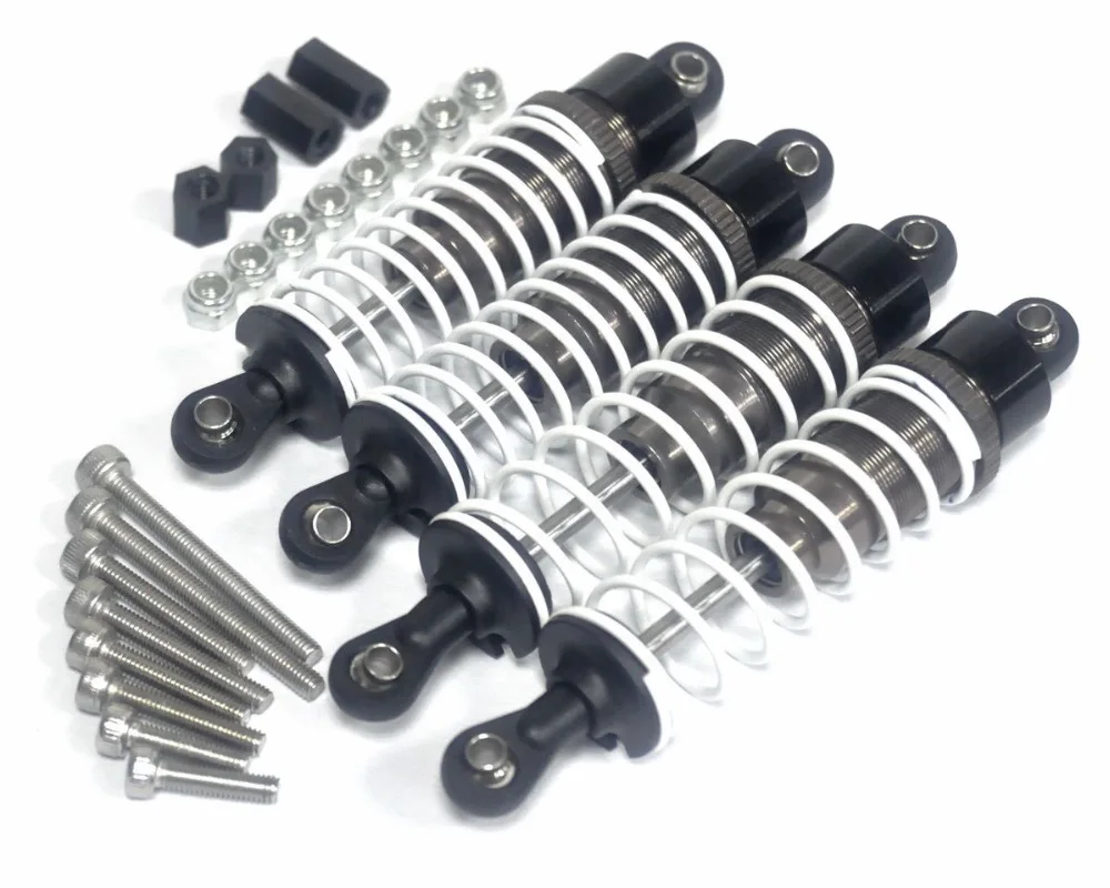 Amortiguador de aceite de aluminio para TAMIYA 1/10 Frog/SUBARU Brat, 4 ...