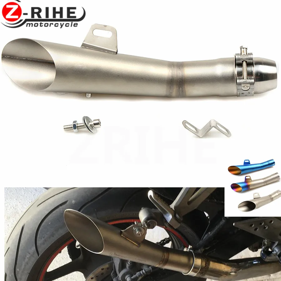 For Universal 36 51mm Motorcycle Accessories Cnc Exhaust Stainless