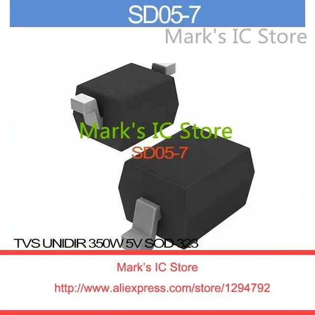 SD05 7 TVS UNIDIR 350W 5V SOD 323 SD05 05 SD05 05 SD0 05|Integrated Circuits| - AliExpress