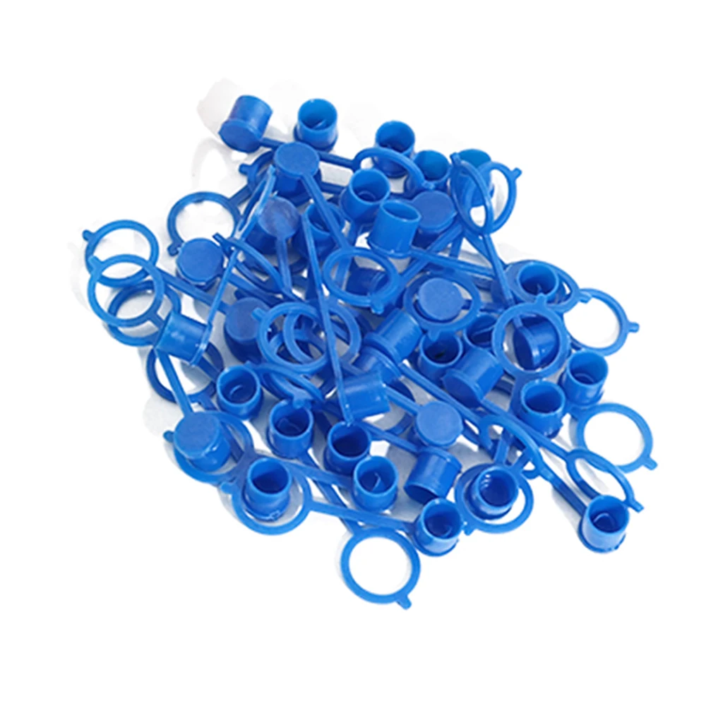 250PCS Grease Fitting Caps Blue Polyethylene Dust Caps for M10 Metric ...