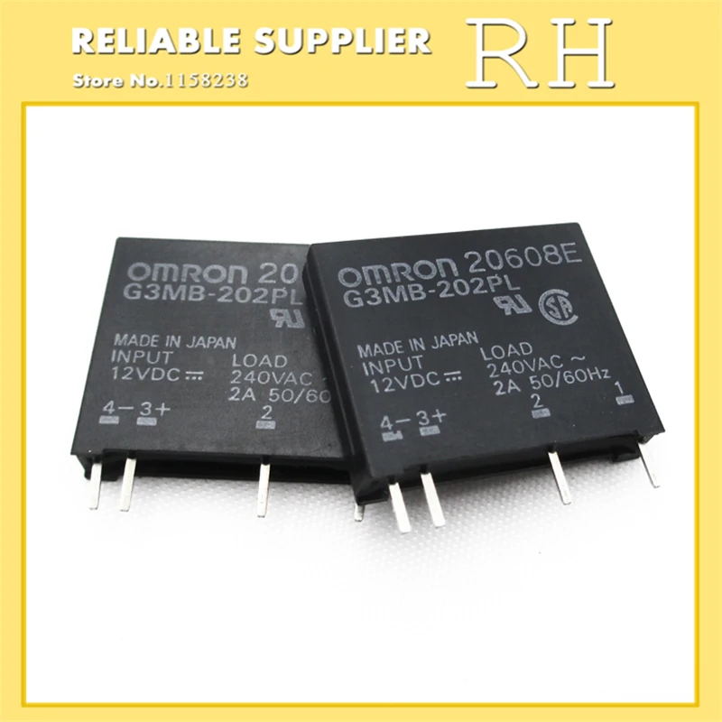 Relé de estado sólido, 5 unids/lote, G3MC 202P, 5VDC, 12VDC, 2a, 4 ...