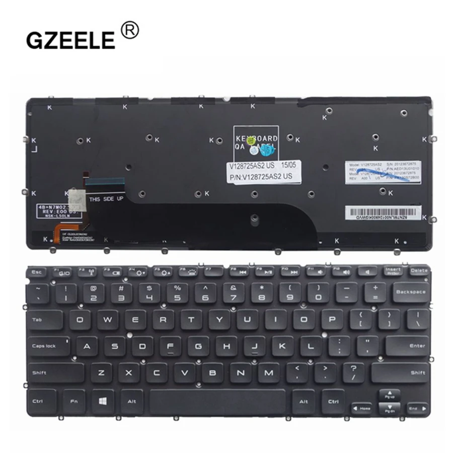 Us Backlit New Laptop Keyboard For Dell Xps 12 13 L321x L322x P20s ...