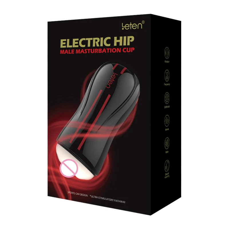 Leten Electric Hip Male Masturbator Intelligent Interaction Dual ...