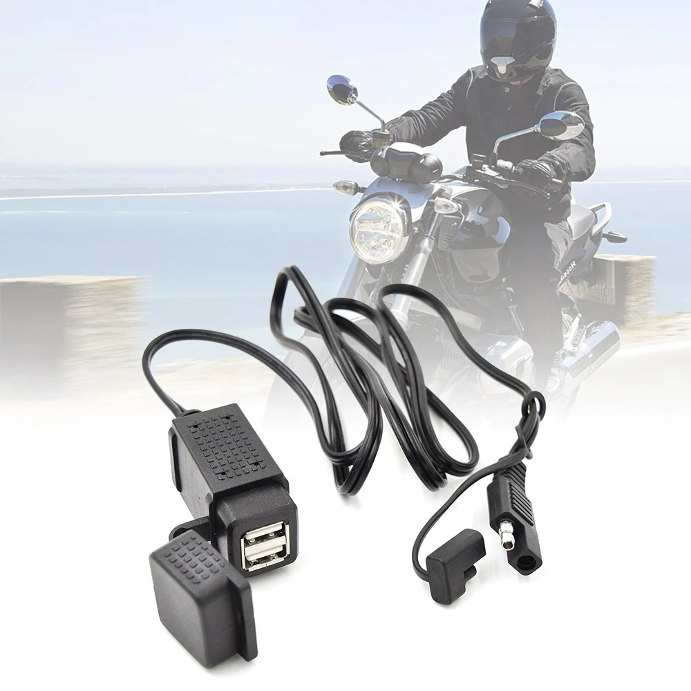 12V 24V 3.1A Motorcycle SAE Dual USB Cable Adapter Dual Port Power ... 12V 24V 3.1A Motorcycle SAE Dual USB Cable Adapter Dual Port Power ...