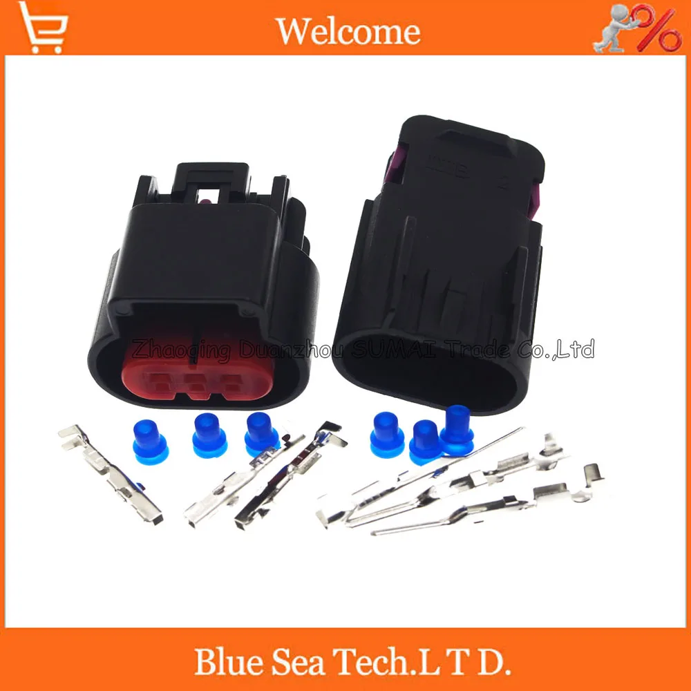 3 Pin Male&female 1.5 Automobile Oil Pump Plug Connector,car Waterproof ...