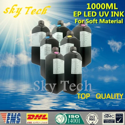 LED UV INK 1000ML*7 ,UV ink FOR Epson printhead UV printer .for paper ...