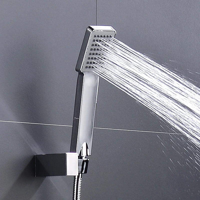 High Quality Square Hand Held Shower Head Water Saving Sprayer Shower