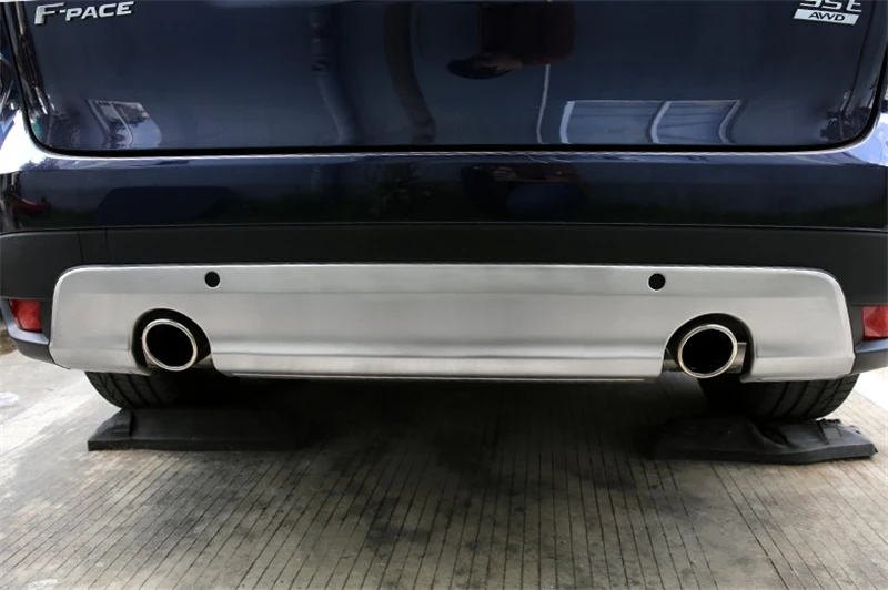 For Jaguar F-PACE 2016 2017 2018 Front+Rear Bumper Diffuser Guard skid ...