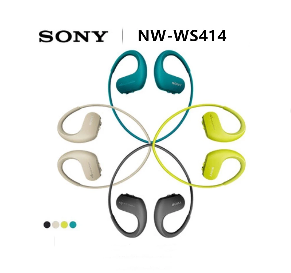 Sony Nw-ws414 Sony Ws414 Waterproof All-in-one Mp3 Player Walkman Nw ...