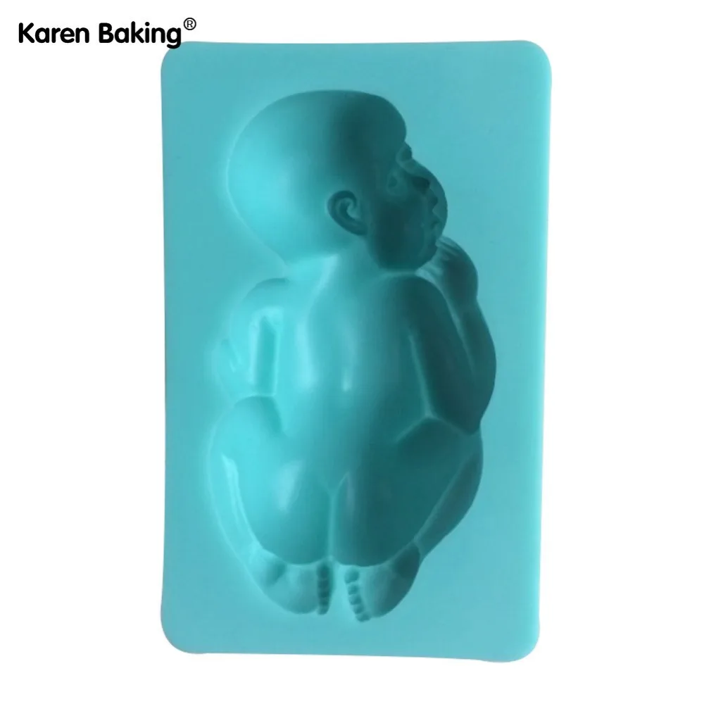 1PCS Baby Shaped Chocolate Candy Jello 3D Silicone Mold Mould Cartoon ...