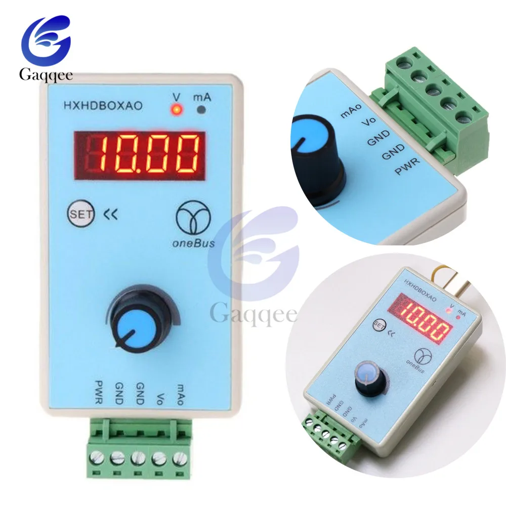 Handheld 0-10V/2-10V 0-20mA/4-20mA Signal Generator Adjustable Current Voltage Analog Simulator ...