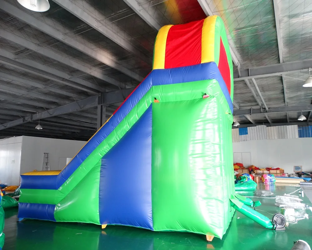 Hot Sale Land Slide Good Quality Blue Green Pvc Slide Inflatable Slide ...