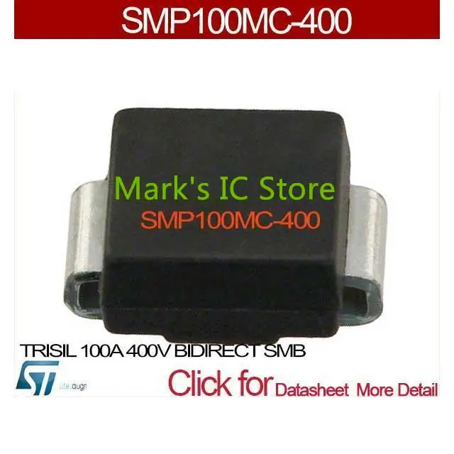 SMP100MC 400 TRISIL 100A 400V BIDIRECT SMB SMP100MC 400 100 SMP100MC ...