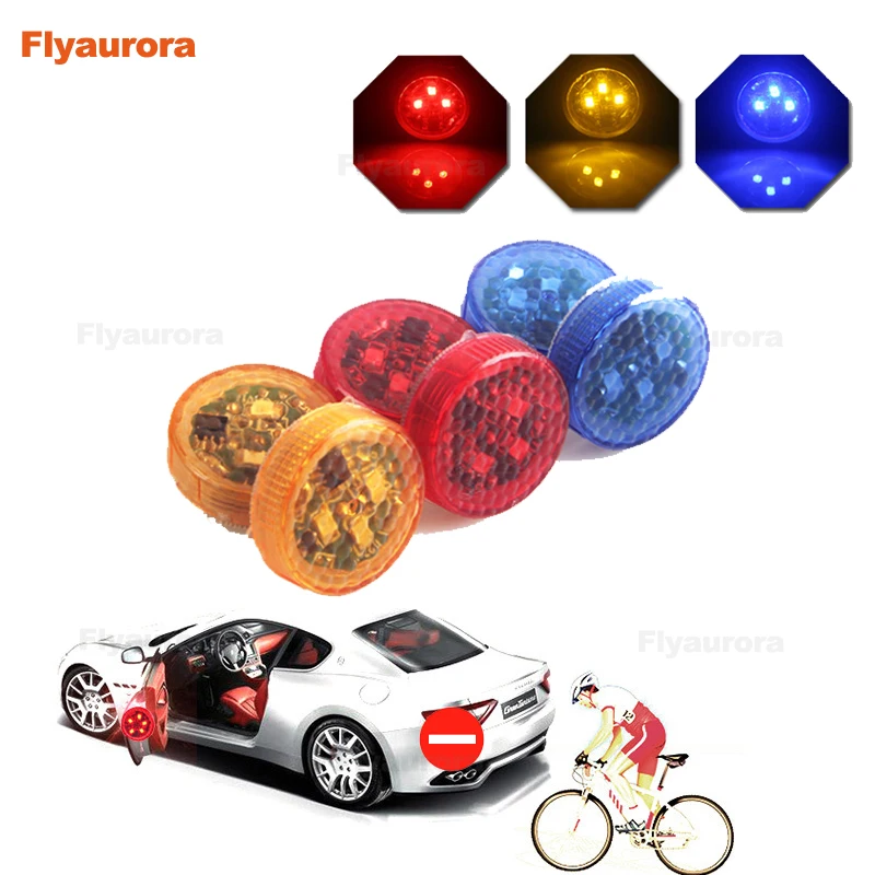 2X-Universal-LED-Car-Opening-Door-Safety-Warning-Anti-collision-Lights ...
