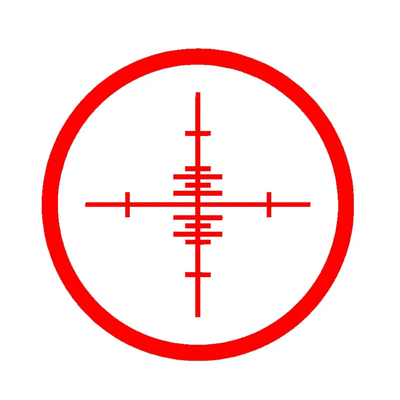 Red Crosshairs Clip Art