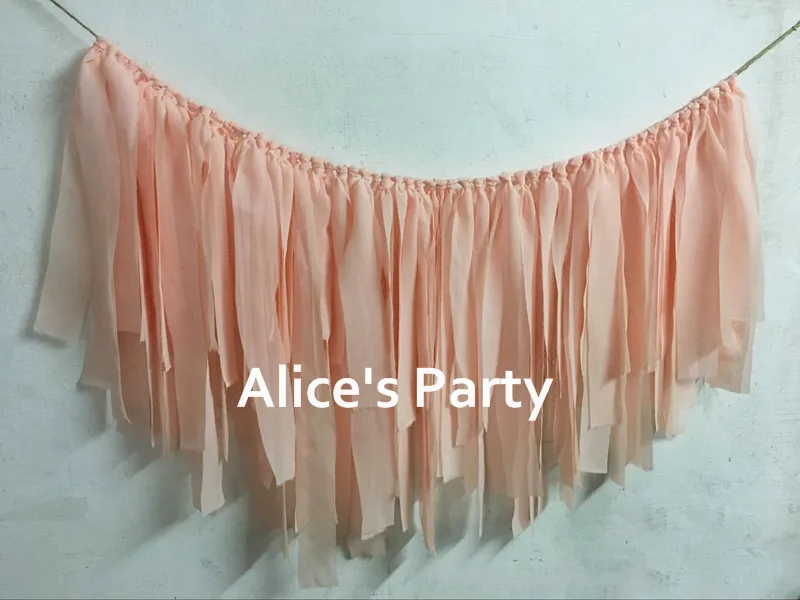 Hot Champagn Color Banner Birthday Backdrop Wedding Garlands Photo ...