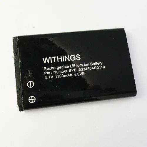 Original WITHINGS BPBL533450AR0110 3.7V 1000mah Li Ion Battery free ...