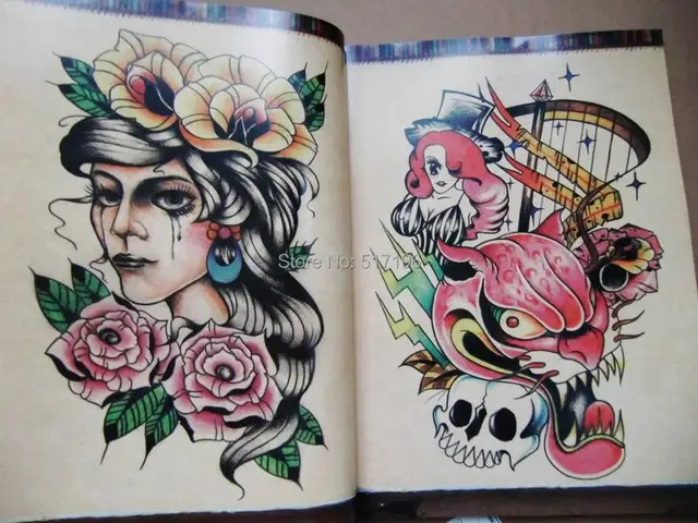 New School Tattoo Designs Girls