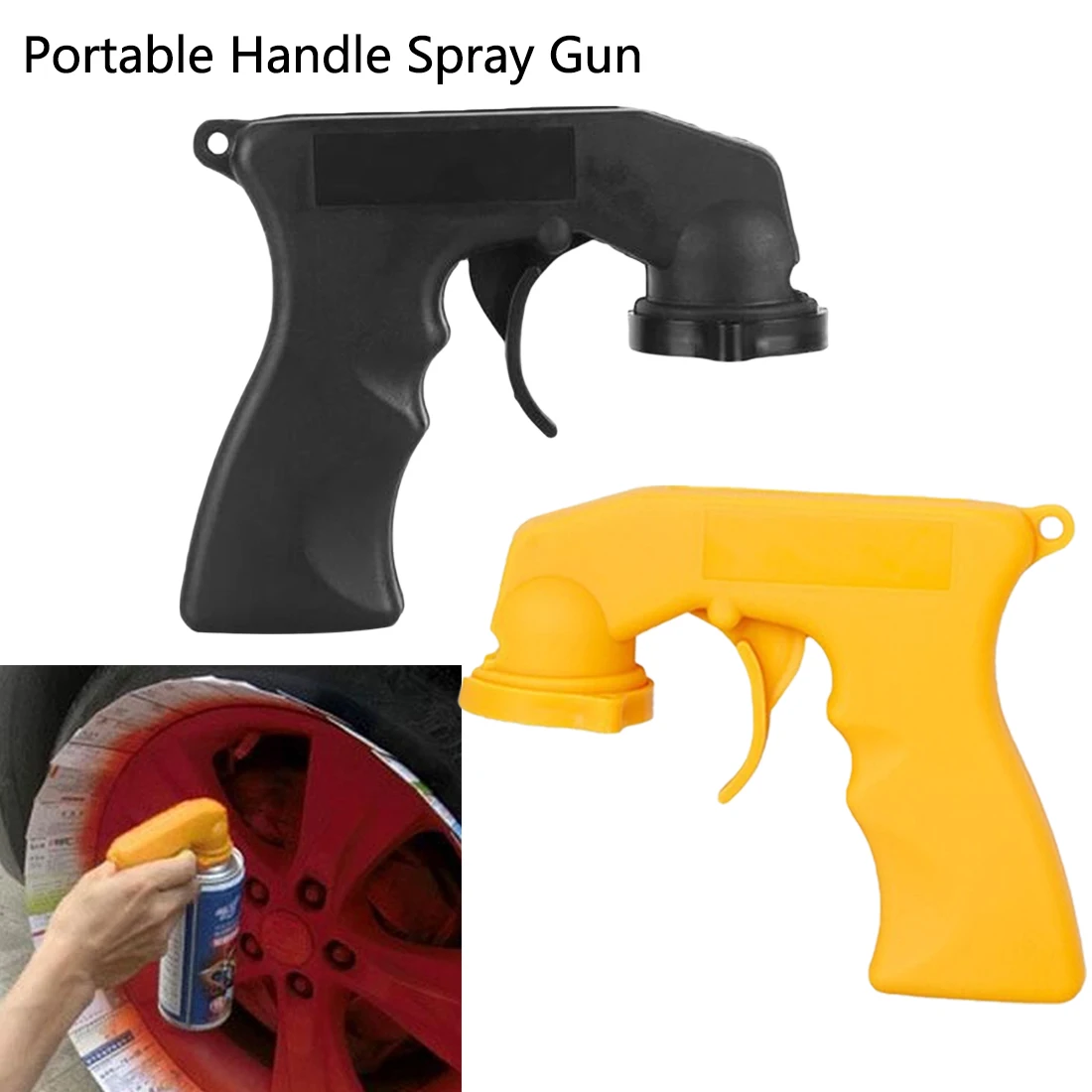 Draagbare Handvat Spuitpistool Spuitbus Kan Handvat Met Volledige Grip ...