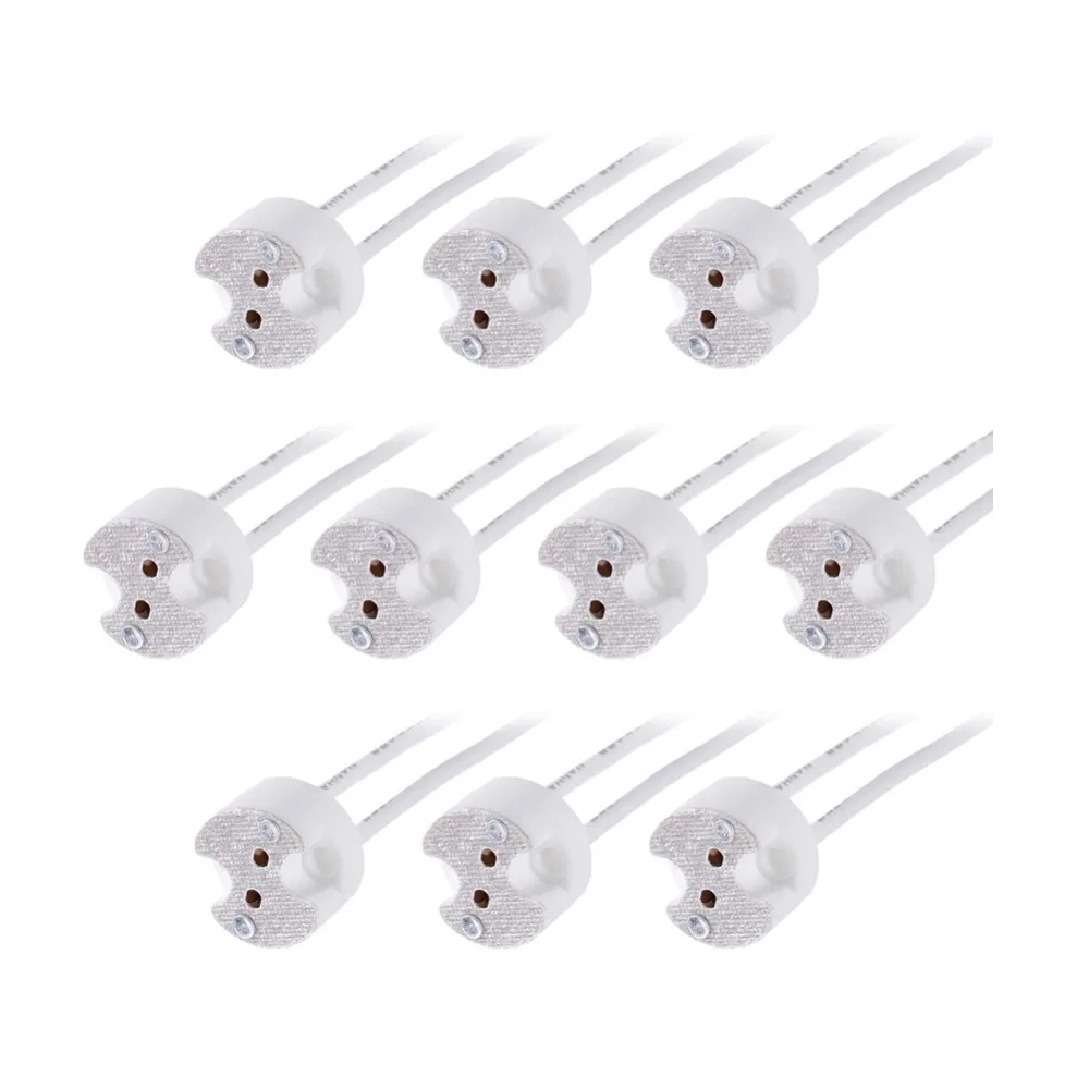 10Pcs-Lot-MR16-Lamp-Base-MR11-GU5-3-G4-Lamp-Holder-Ceramic-Connector ...