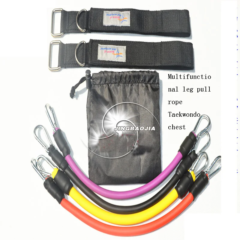 Mix 120 pounds Multifunctional leg pull rope Taekwondo latex elastic ...