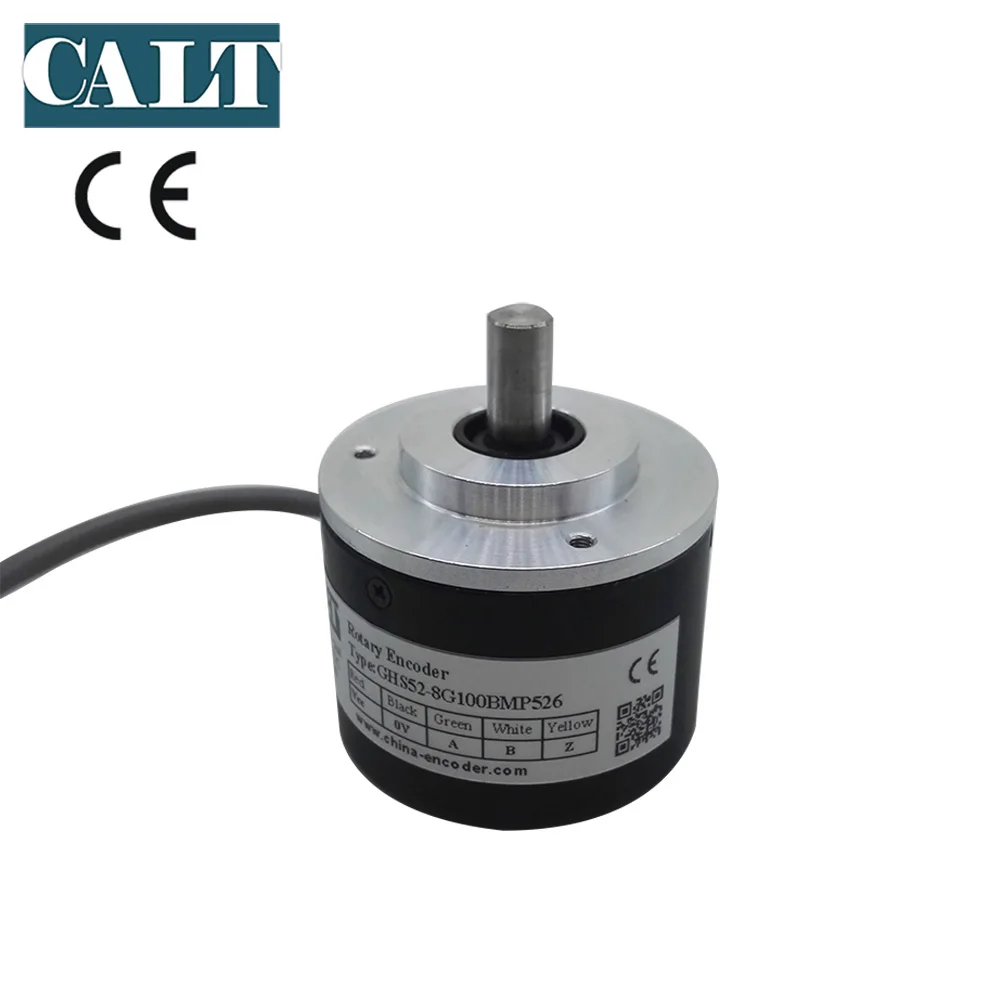 Calt Encoder Ghs52 8mm Shaft 1000 Pulse Ppr A B Z 3 Phase Push-pull ...