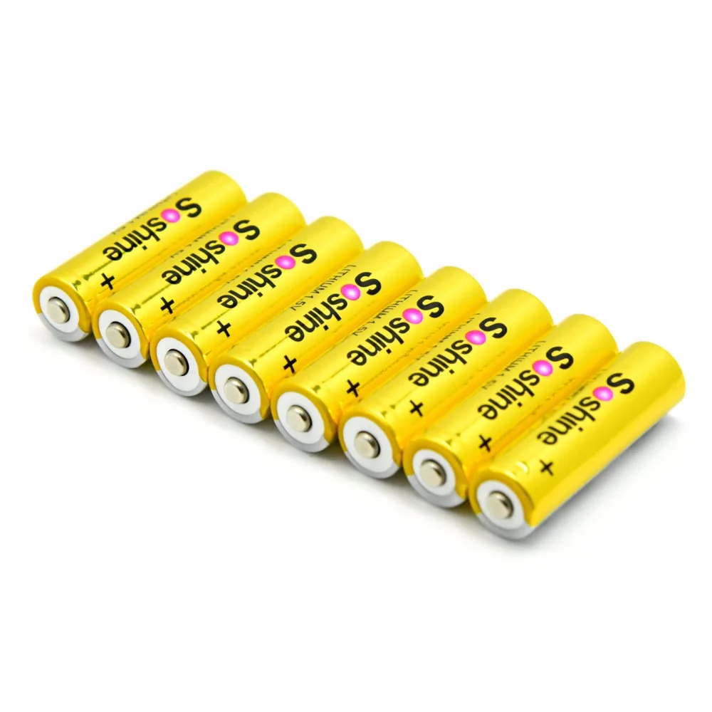8PCS-LOT-Soshine-Super-1-5V-1200mAh-AAA-FR03-Micro-LITHIUM-Batteries ...