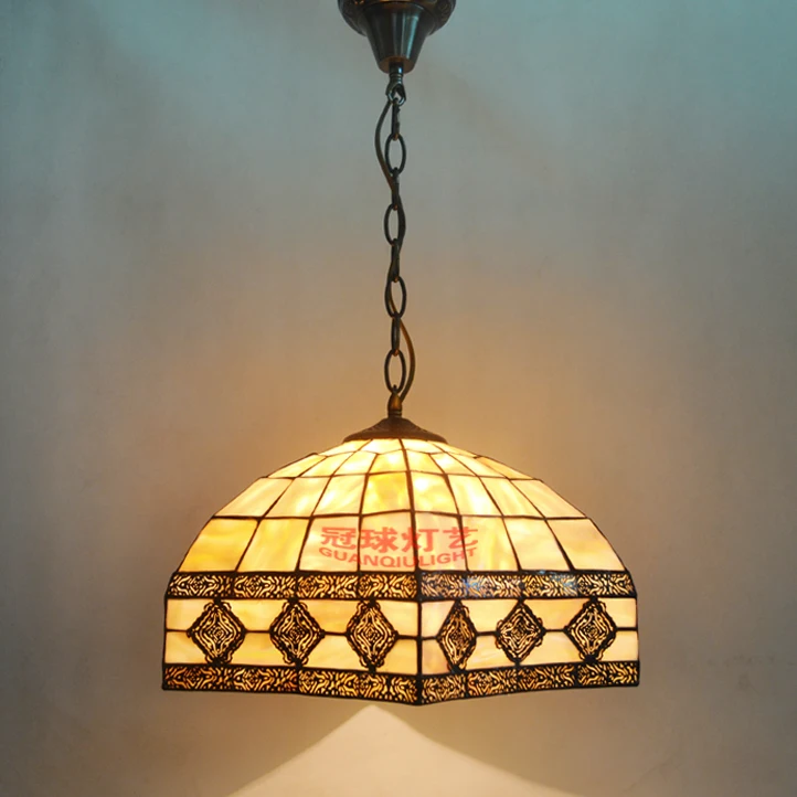 Continental solder hexagonal natural shell lamps light bar off the ...