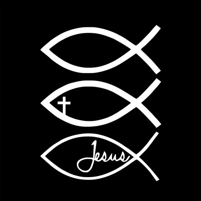 Christian Fish With Cross