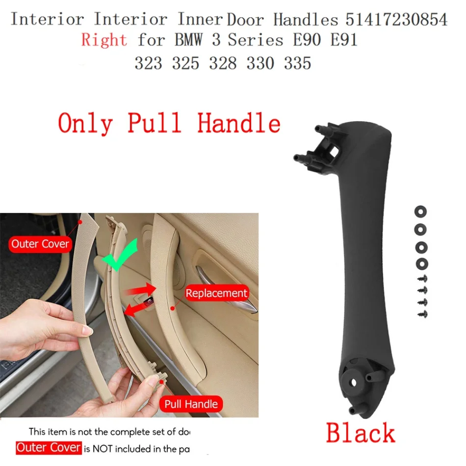 Автомобильная внутренняя Левая Правая дверная ручка панель вытяжная ...