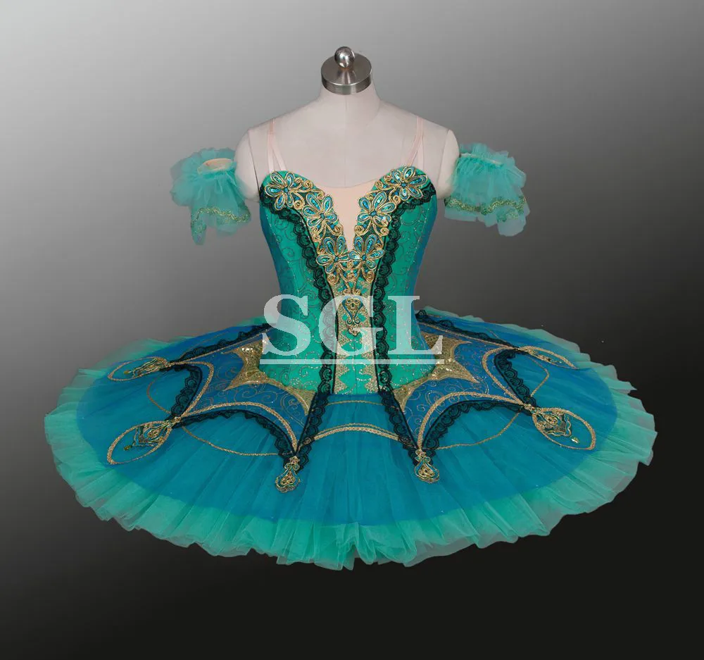 Classical-Ballet-Green-Color-Tutus-Female-Professional-Dance-Costumes ...