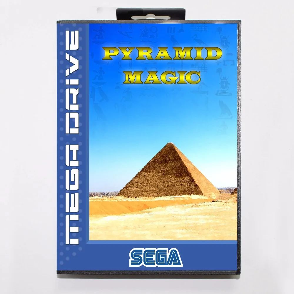 Pyramid Magic 1 16 Bit Md Game Card With Retail Box For Sega Megadrive ...