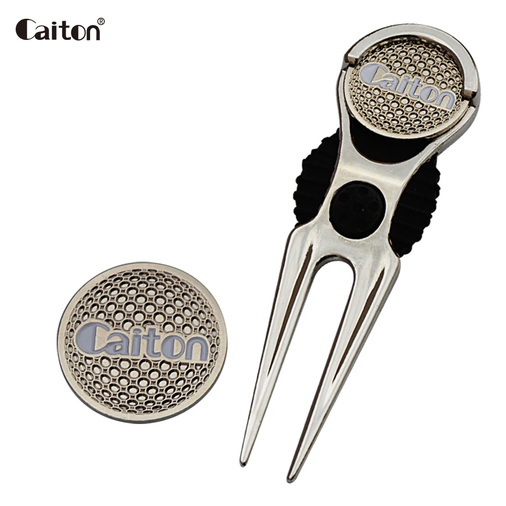 Caiton Personalized custom golf divot repair tool and puting greens ...