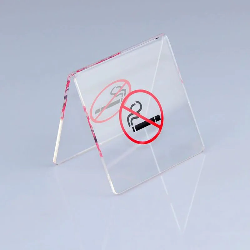 50pcs-Acrylic-No-Smoking-Warn-Table-Stands-No-Smoking-Warning-Sign ...