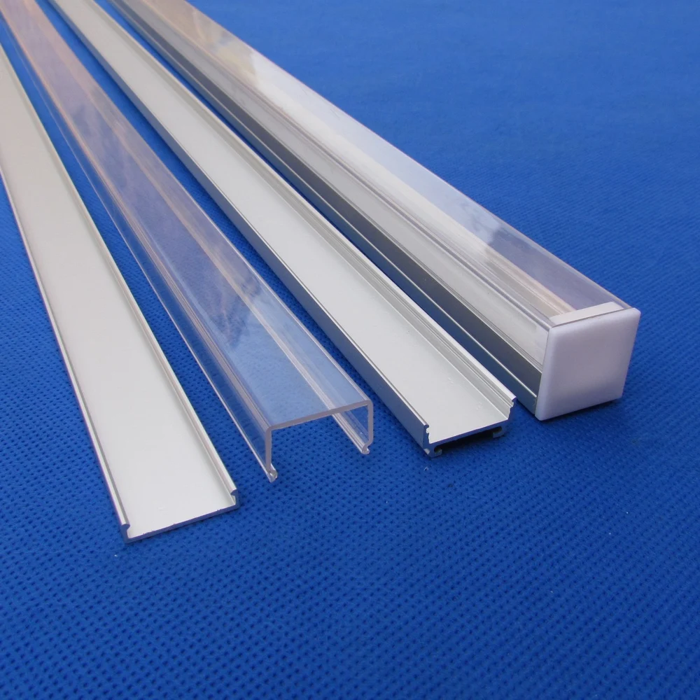 10Pack x 150cm led embedded Aluminium Channel profile system with cover ...