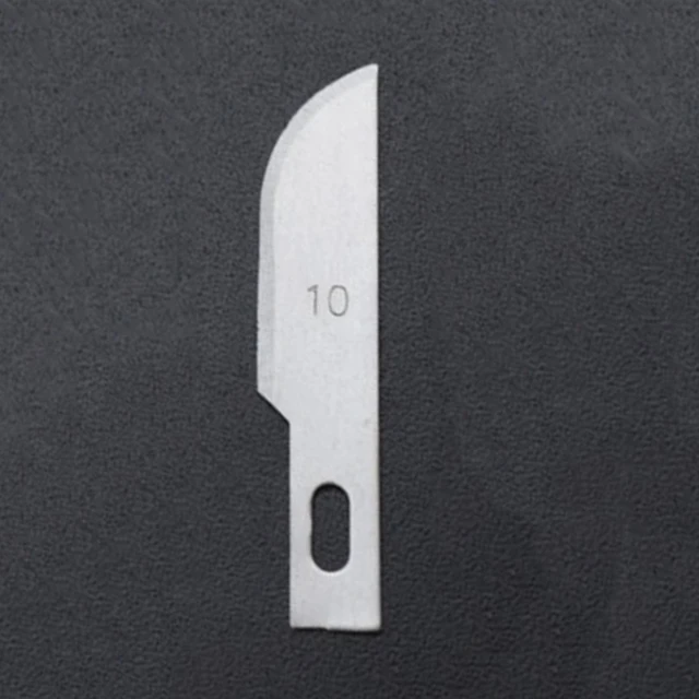 #10 Craft Scalpel Blades - Craft Knife Carbon Steel Blades, Set of 10 ...