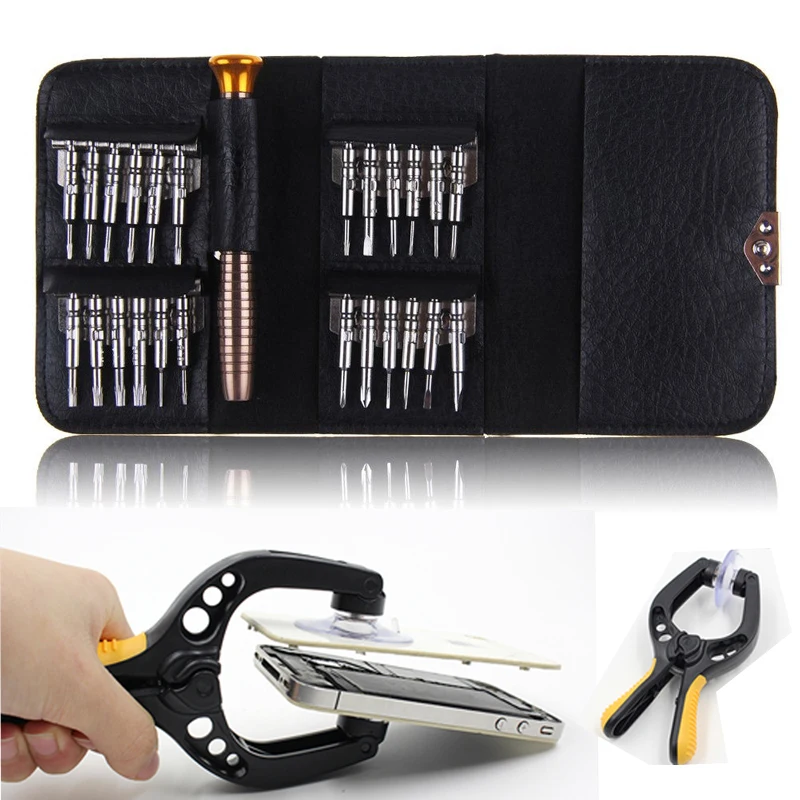 26 in 1 Smart Mobile Phone LCD Screen Opening Repair Tools Screwdriver ...