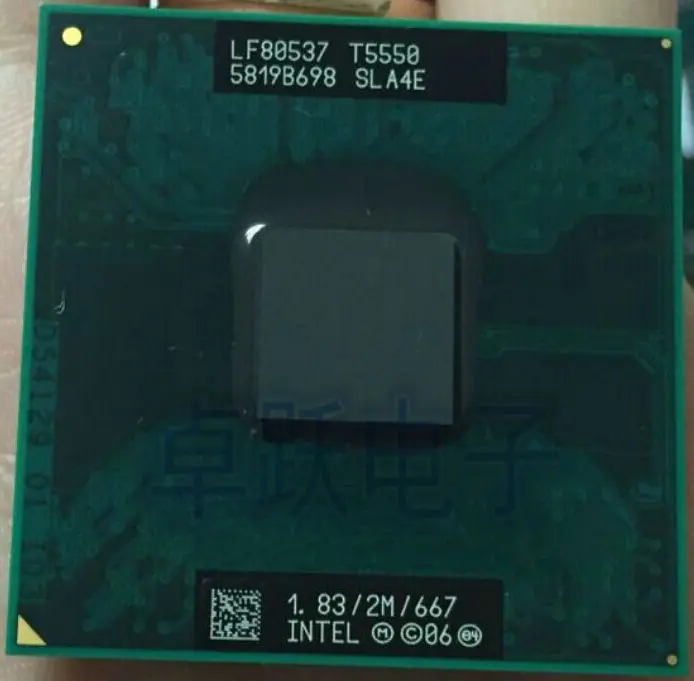 인텔 노트북 CPU T5550 코어 2 듀오 프로세서 SLA4E 1.83GHz/2M/667 무료 배송, 인텔 노트북 CPU ...