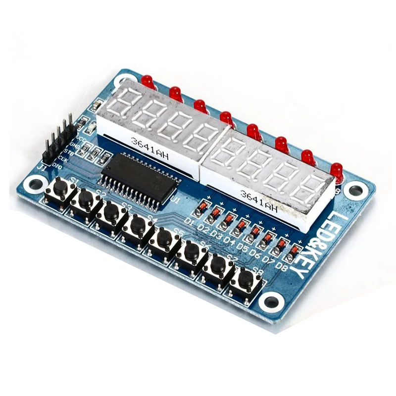 New 8 Bit Digital Led Tube 8 Bit Tm1638 Key Display Module For Avr Arduino Te289 In Screws From