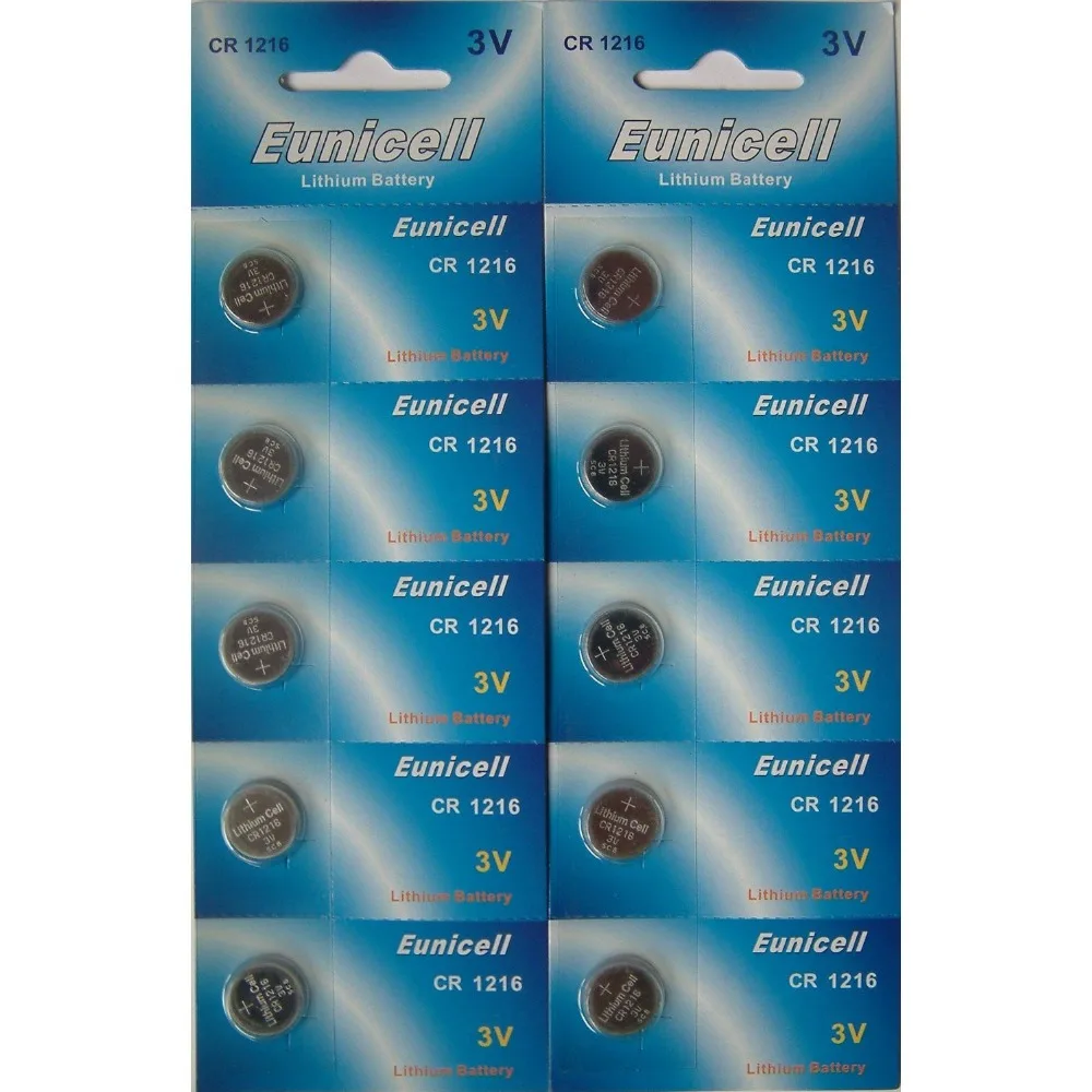 Free delivery,1000packs(=5000 pieces),CR1216 DL1216 1216 CR Lithium ...