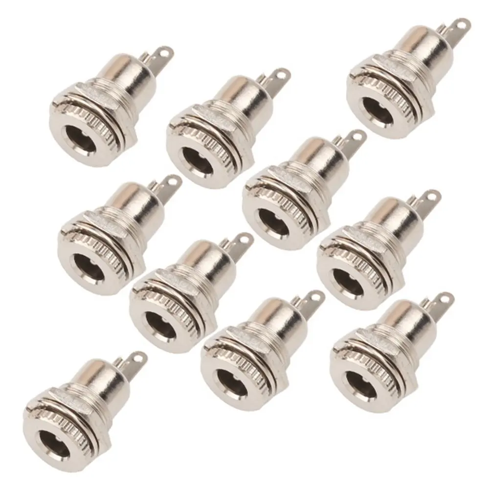 5.5mm X 2.1mm Dc Power Jack Socket Threaded Female Panel Mount ...