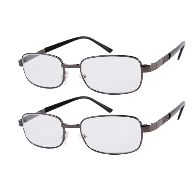 Aliexpress.com : Buy 2x Reading Glasses Stylish Metal Frames Readers ...