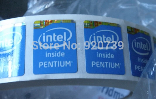 100% New Original For Intel PENTIUM inside Sticker Size:21x16mm ...