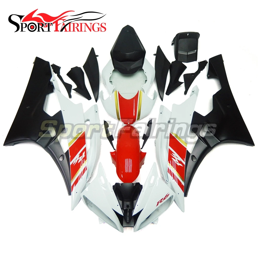 Complete Fairings For Yamaha YZF R6 2006 2007 YZF R6 06 07 ABS Body Kit ...